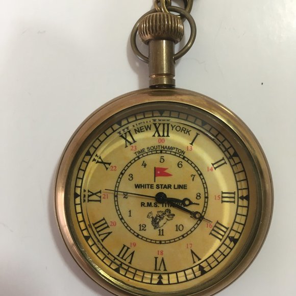 Accessories | Titanic Pocket Watch Rms White Star Line Vintage Pocket ...